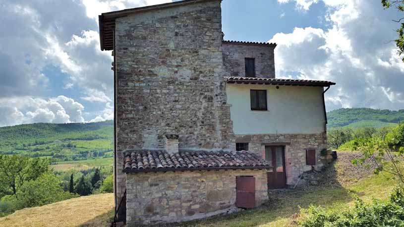 Old Tower Umbria Italy Small House Tiny Tower